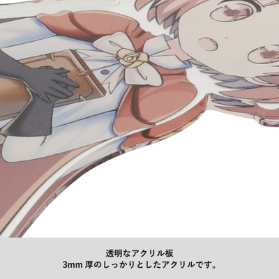 フリーカット アクリルキーホルダー 6cm （自動カットライン生成対応/白版あり） ｜UV印刷 【8026】 | オリジナルグッズ制作ならメイクル｜Tシャツ・アクスタ・キャンバス・ステッカーが ...